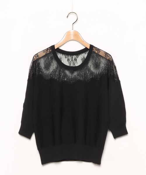 Sov. 「Sov.」 7分袖ニット FREE ブラック レディース : ZOZOTOWN Yahoo!店 - 通販 - Yahoo!ショッピング