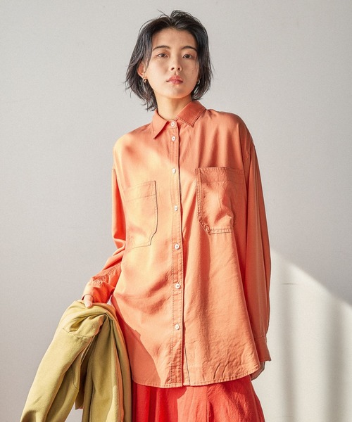 BAYFLOW 「BAYFLOW」 長袖シャツ FREE オレンジ レディース : ZOZOTOWN Yahoo!店 - 通販 - Yahoo!ショッピング