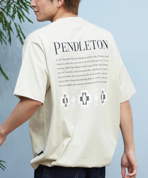 PENDLETON tシャツ PENDLETON/ペンドルトン 半袖Tシャツ バックプリント ドローコード 5275-0217 メンズ レディース : ZOZOTOWN Yahoo!店 ...