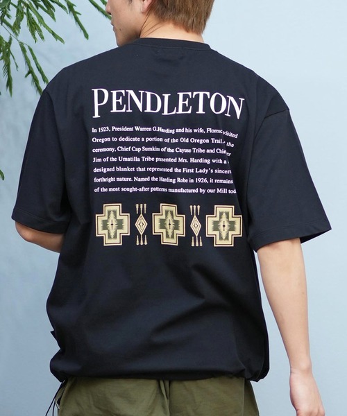 PENDLETON tシャツ PENDLETON/ペンドルトン 半袖Tシャツ バックプリント ドローコード 5275-0217 メンズ レディース : ZOZOTOWN Yahoo!店 ...