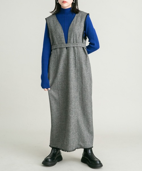 KBF 「KBF」 サロペットスカート 36 グレー レディース : ZOZOTOWN Yahoo!店 - 通販 - Yahoo!ショッピング