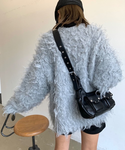 SHAGGIE（シャギー） Vネックニット FREE ブルー レディース : ZOZOTOWN Yahoo!店 - 通販 - Yahoo!ショッピング