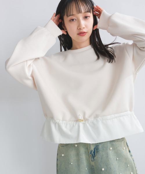 PICCIN tシャツ Tシャツ 「WEB限定」スポンジリバー異素材ドッキングプルオーバー レディース : ZOZOTOWN Yahoo!店 - 通販 - Yahoo!ショッピング