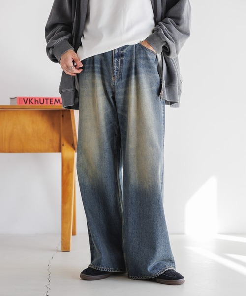 RAGEBLUE 「RAGEBLUE」 加工デニムパンツ LARGE ブルー メンズ : ZOZOTOWN Yahoo!店 - 通販 - Yahoo!ショッピング