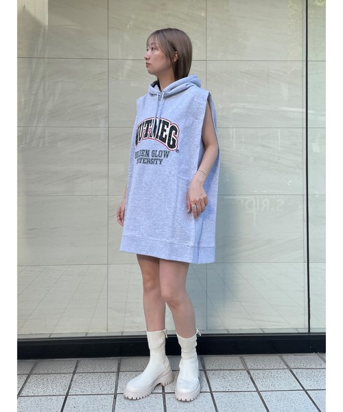 SNIDEL ワンピース 「NUTMEG」ノースリスウェットワンピース : ZOZOTOWN Yahoo!店 - 通販 - Yahoo!ショッピング