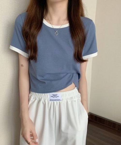 SETUP7 tシャツ 「SETUP7」ベーシックリンガーTシャツ KNF012 レディース : ZOZOTOWN Yahoo!店 - 通販 - Yahoo!ショッピング