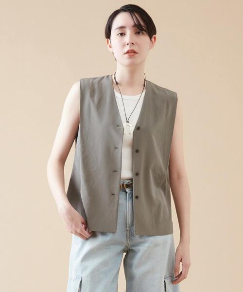 martinique 「martinique」 ノースリーブブラウス FREE カーキ レディース : ZOZOTOWN Yahoo!店 - 通販 - Yahoo!ショッピング