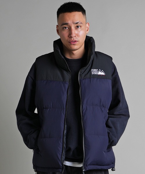 FIRST DOWN ダウンベスト ベスト FDU-BUBBLE VEST MICROFT メンズ レディース : ZOZOTOWN Yahoo!店 - 通販 - Yahoo!ショッピング
