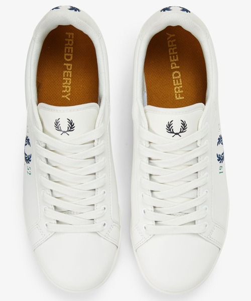 FRED PERRY（フレッドペリー） スニーカー B722 Leather / 1952 Branded／レザーロゴスニーカー メンズ ...