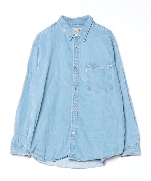 SILVER TAB 「SILVER TAB」 長袖シャツ M ブルー メンズ : ZOZOTOWN Yahoo!店 - 通販 - Yahoo!ショッピング