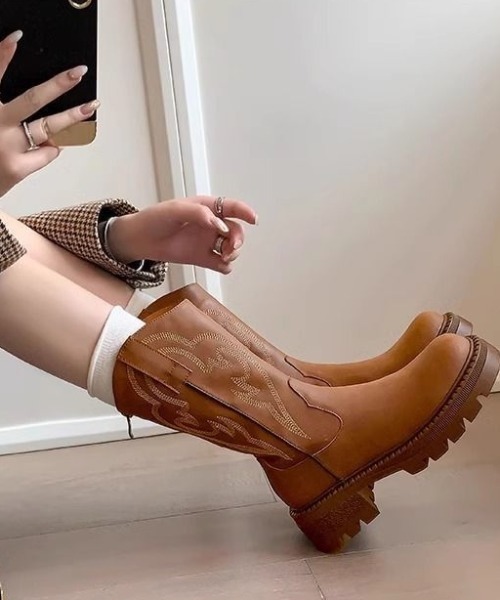 ブーツ ウエスタンブーツ レディース : ZOZOTOWN Yahoo!店 - 通販