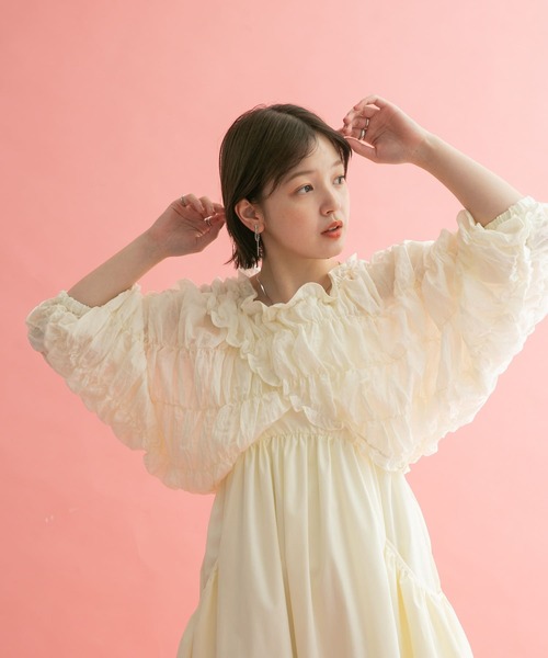 KBF シャツ ブラウス マルチWAYシャーリングブラウス レディース : ZOZOTOWN Yahoo!店 - 通販 - Yahoo!ショッピング