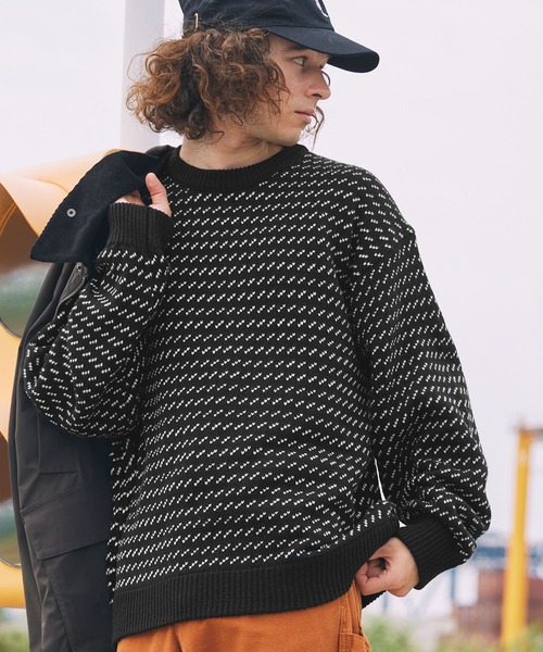BARK MANHATTAN 「BARK MANHATTAN」 長袖ニット M ブラック メンズ : ZOZOTOWN Yahoo!店 - 通販 - Yahoo!ショッピング