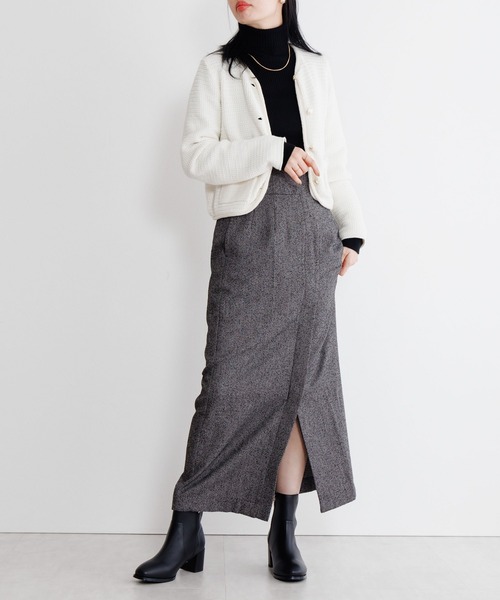 HIMIKO ブーツ 「HIMIKO」チャンキーヒールストレッチブーツ/ 651423