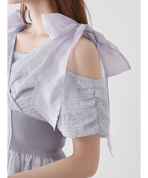 SNIDEL ワンピース ショルダーリボンワンピース : ZOZOTOWN Yahoo!店 - 通販 - Yahoo!ショッピング