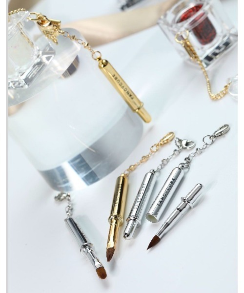 FANCYCUBE メイクブラシ 「FANCYCUBE」「FANCYCUBE」ファンシーキューブ /LIP BRUSH リップブラシ シルバー ...