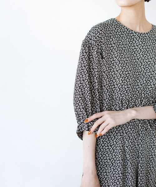 Yahoo!オークション - 「haco 」 7分袖ワンピース SMALL ブラック系そ...