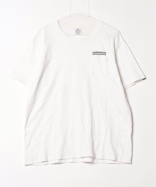 LOOPWHEELER 「LOOPWHEELER」 半袖Tシャツ M ホワイト メンズ : ZOZOTOWN Yahoo!店 - 通販 - Yahoo!ショッピング