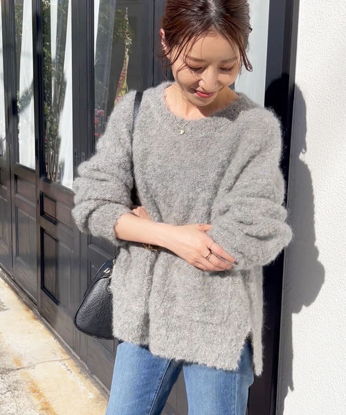 Spick＆Span 「Spick & Span」 長袖ニット FREE ライトグレー レディース : ZOZOTOWN Yahoo!店 ...