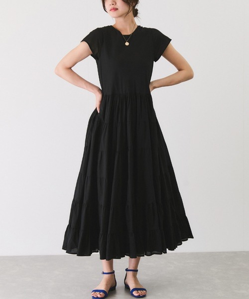 JAYRO ワンピース 綿ボイルティアードワンピース : ZOZOTOWN Yahoo!店 - 通販 - Yahoo!ショッピング