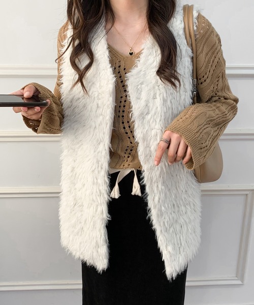 Yahoo!オークション - 「ECLIN」 ベスト L モカ レディース