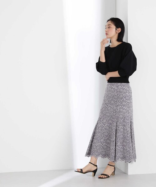 NATURAL BEAUTY BASIC 「NATURAL BASIC」 半袖ニット FREE ピンク レディース : ZOZOTOWN ...