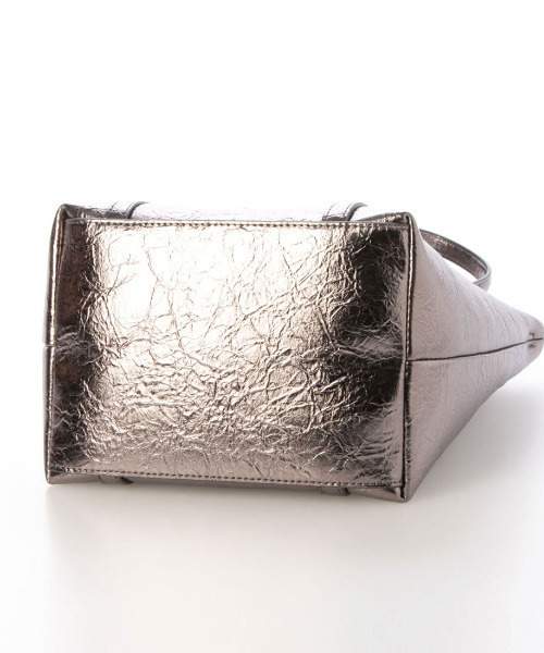 cache トートバッグ カシュカシュ cachecache / クラッシュメタリック2wayミニトート レディース : ZOZOTOWN Yahoo!店 - 通販 - Yahoo!ショッピング