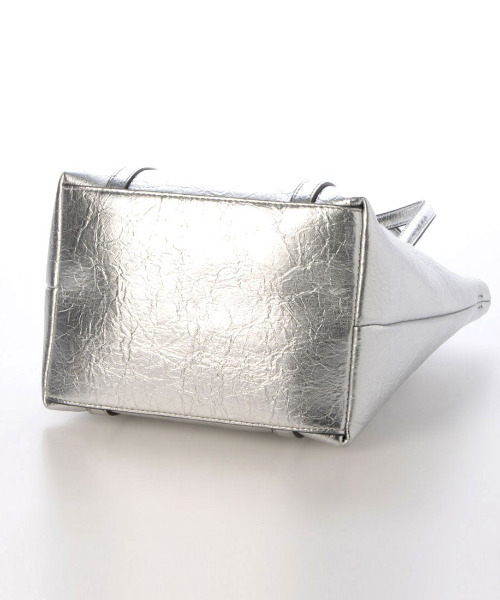 cache トートバッグ カシュカシュ cachecache / クラッシュメタリック2wayミニトート レディース : ZOZOTOWN Yahoo!店 - 通販 - Yahoo!ショッピング