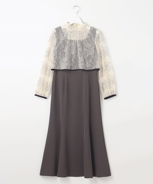 Feroux（フェルゥ） ドレス 「2WAY・セットアイテム」レースブラウス×ジャンパースカートセット : ZOZOTOWN Yahoo!店 - 通販 - Yahoo!ショッピング