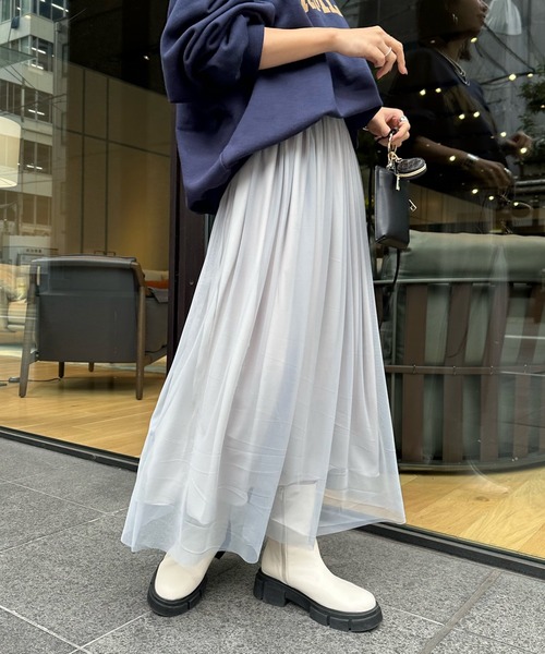 DouDou 「DouDou」 フレアスカート FREE グレー レディース : ZOZOTOWN Yahoo!店 - 通販 - Yahoo!ショッピング