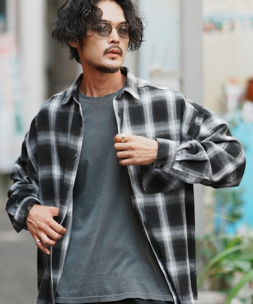 Yahoo!オークション - 「improves」 「Modified」長袖シャツ LARGE レ...