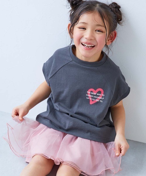 devirock（デビロック） tシャツ 綿100％ デビラボ ガールズ フレンチラグラン プリント半袖Tシャツ キッズ 子供服 女の子 : ZOZOTOWN Yahoo!店 - 通販 ...