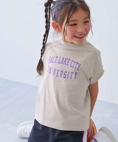 devirock（デビロック） tシャツ 綿100％ デビラボ ガールズ フレンチラグラン プリント半袖Tシャツ キッズ 子供服 女の子 : ZOZOTOWN Yahoo!店 - 通販 ...