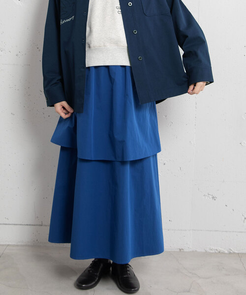 POU DOU スカート 2段ティアードスカート : ZOZOTOWN Yahoo!店 - 通販 - Yahoo!ショッピング