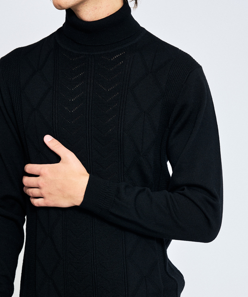 ABAHOUSE（アバハウス） セーター ニット Pure Merino ハイゲージ