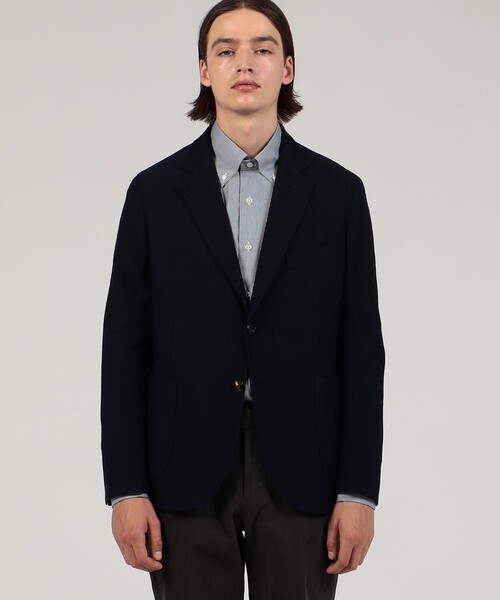 BARBA ジャケット テーラードジャケット 「別注」BARBA Dynamic ウールコットン シングルブレステッド2Bジャケット メンズ : ZOZOTOWN Yahoo!店 - 通販 ...