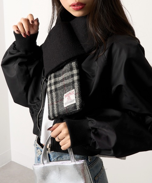 SETUP7 マフラー 「SETUP7」HARRIS 裾切替 裏ボア差込マフラー WE メンズ レディース : ZOZOTOWN Yahoo!店 - 通販 - Yahoo!ショッピング