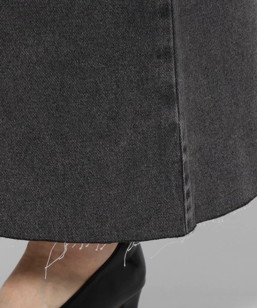 Yahoo!オークション - 「LEPSIM」 デニムロングスカート MEDIUM ブルー...