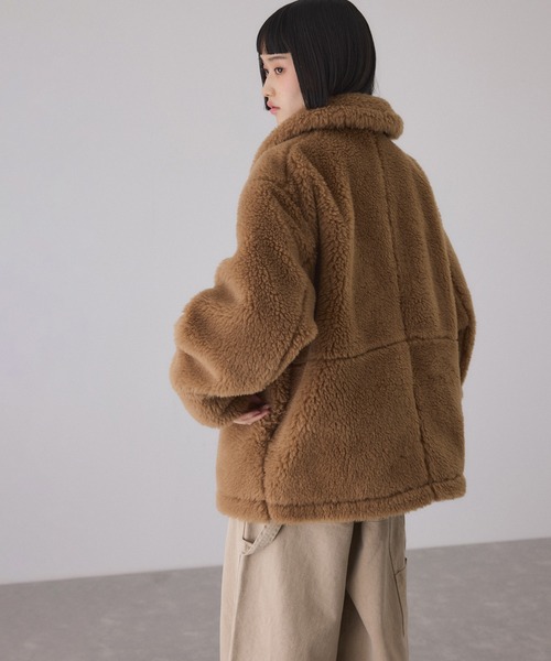 ADAM ET ROPE'（アダムエロペ） ブルゾン アウター スウィッチングボア