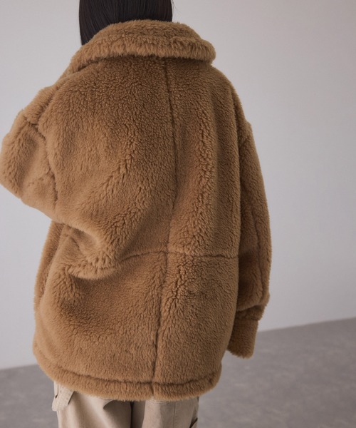 ADAM ET ROPE'（アダムエロペ） ブルゾン アウター スウィッチングボア