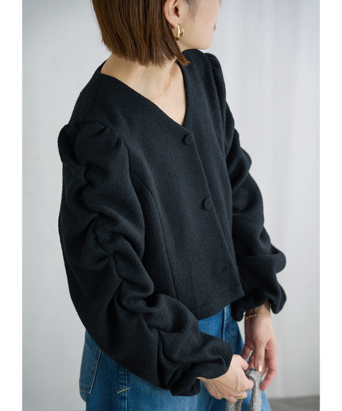 【NEW】イエナ（IENA）/ブークレシャーリングブラウス IENA（イエナ） ブラウス シャツ ブークレシャーリングブラウス