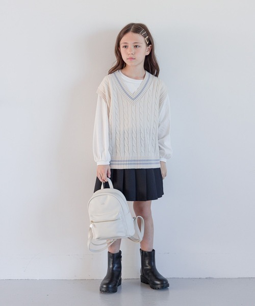 Yahoo!オークション - 「GLOBAL WORK」 「KIDS」Vネックニット 130cm ...