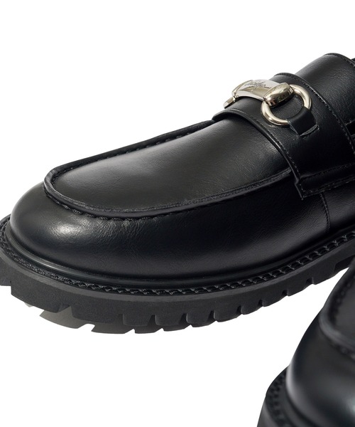Subciety（サブサエティ） ローファー Metal plate loafers メンズ