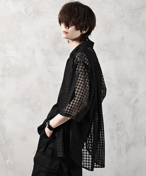 Yahoo!オークション - 「ADRER」 7分袖シャツ LARGE ホワイト メンズ