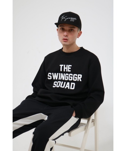 THE SWINGGGR トレーナー スウェット SWINGGGR/スウィンガー/SIDE ZIP PUNCH CREW メンズ ...