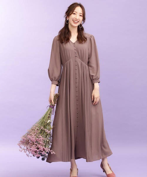 WILLSELECTION 「WILLSELECTION」 7分袖ワンピース SMALL スモークピンク レディース : ZOZOTOWN Yahoo!店 - 通販 - Yahoo!ショッピング