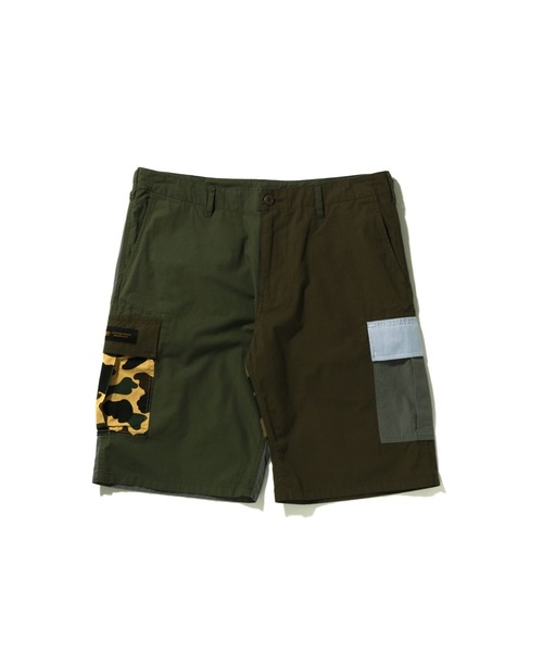 A BATHING APE パンツ CRAZY PATTERN 6 POCKET WIDE FIT SHORTS M メンズ ...