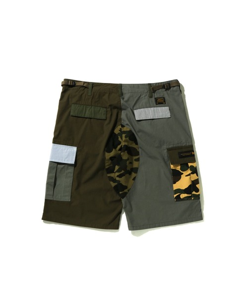 A BATHING APE パンツ CRAZY PATTERN 6 POCKET WIDE FIT SHORTS M メンズ ...