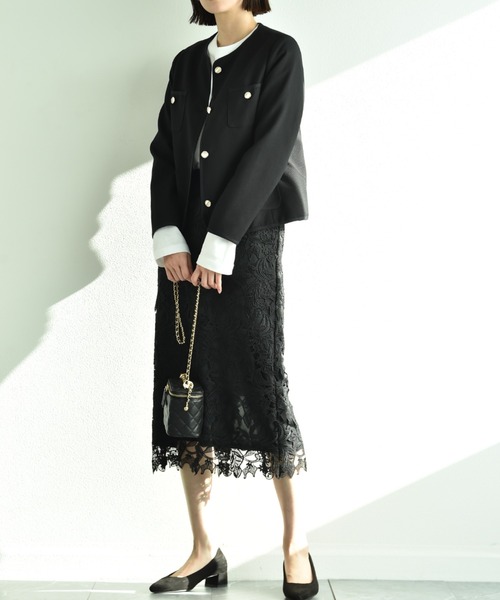 スカート ケミカルレースBACKファスナータイトスカート :80005173:ZOZOTOWN Yahoo!店 - 通販 - Yahoo!ショッピング