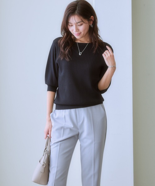 Yahoo!オークション - 「7days Life Styling」 「ventviolet」7分袖ニ...